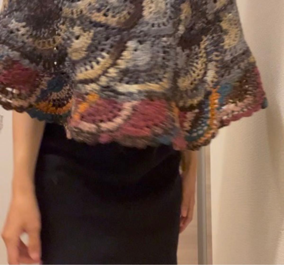 かぎ針編み ポンチョ ハンドメイド トップス ニット|Yahoo かぎ針編み ポンチョ ハンドメイド トップス ニット|Yahoo