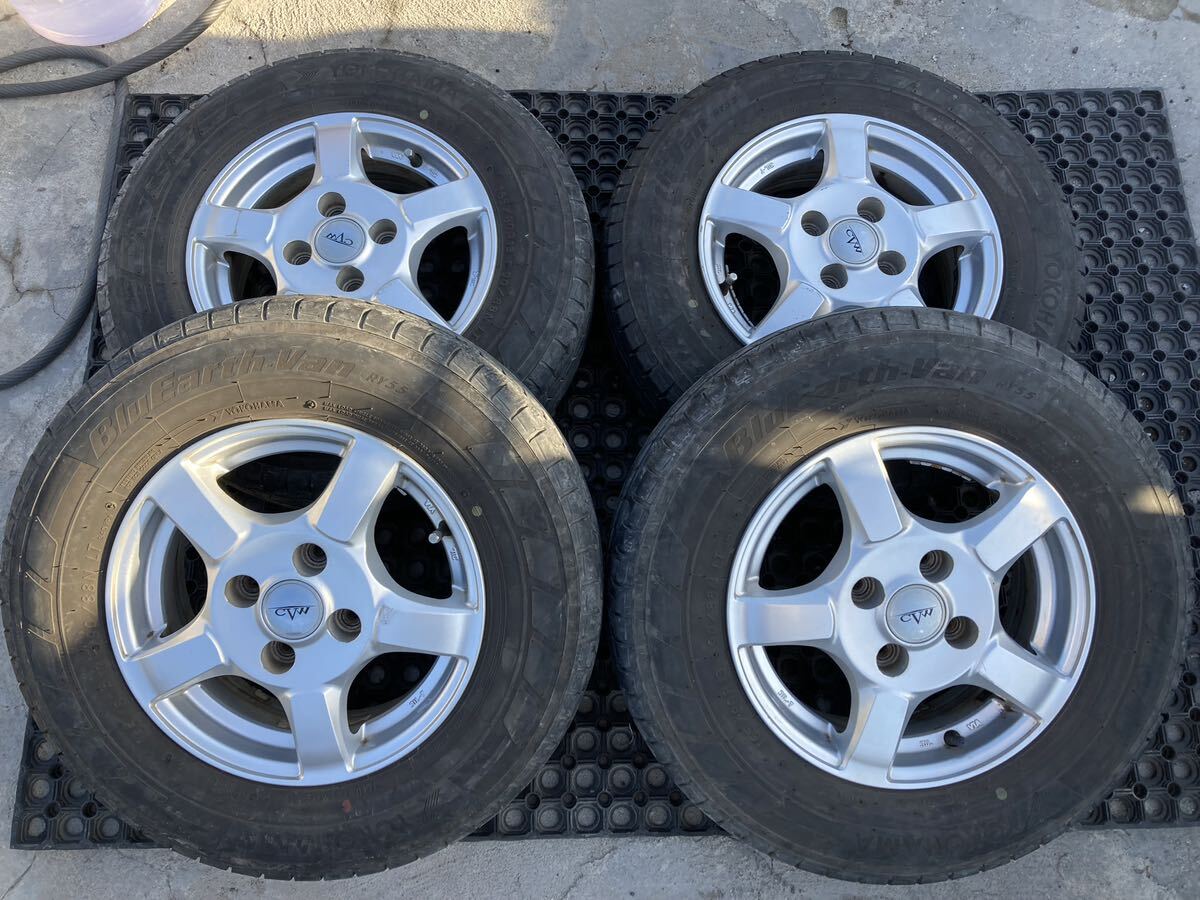 Yahoo オークション Cvw 165 80r13 90 88n Lt 5 00b 39 Pcd100 アル