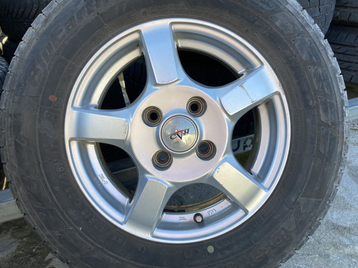 Yahoo オークション Cvw 165 80r13 90 88n Lt 5 00b 39 Pcd100 アル