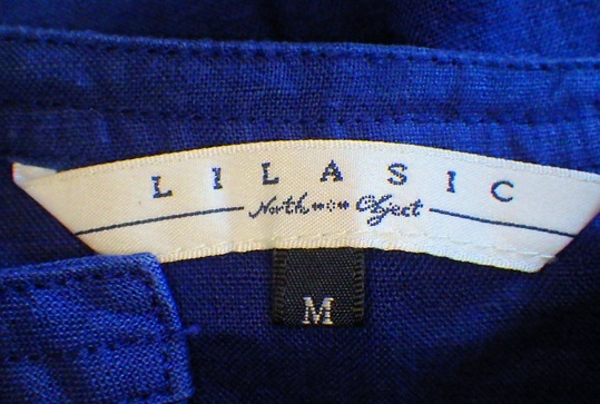 Yahoo!オークション - LILASICリラシクリネンワンピースM 麻100％