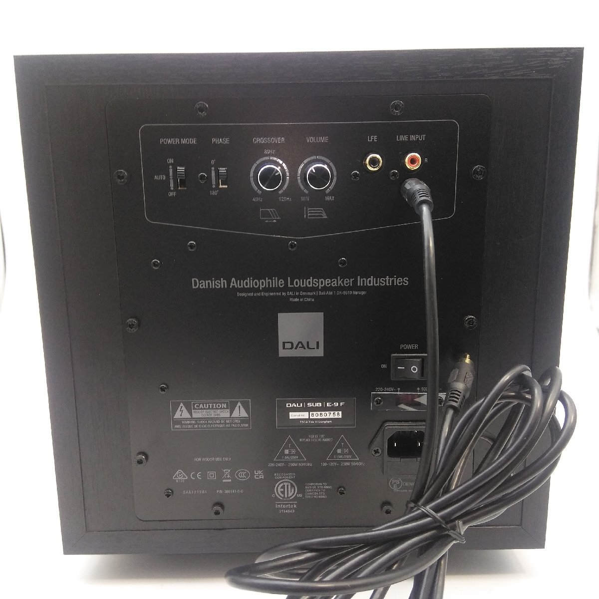 Yahoo オークション 4211 【美品】dali ダリ サブウーハー Sub E 9n
