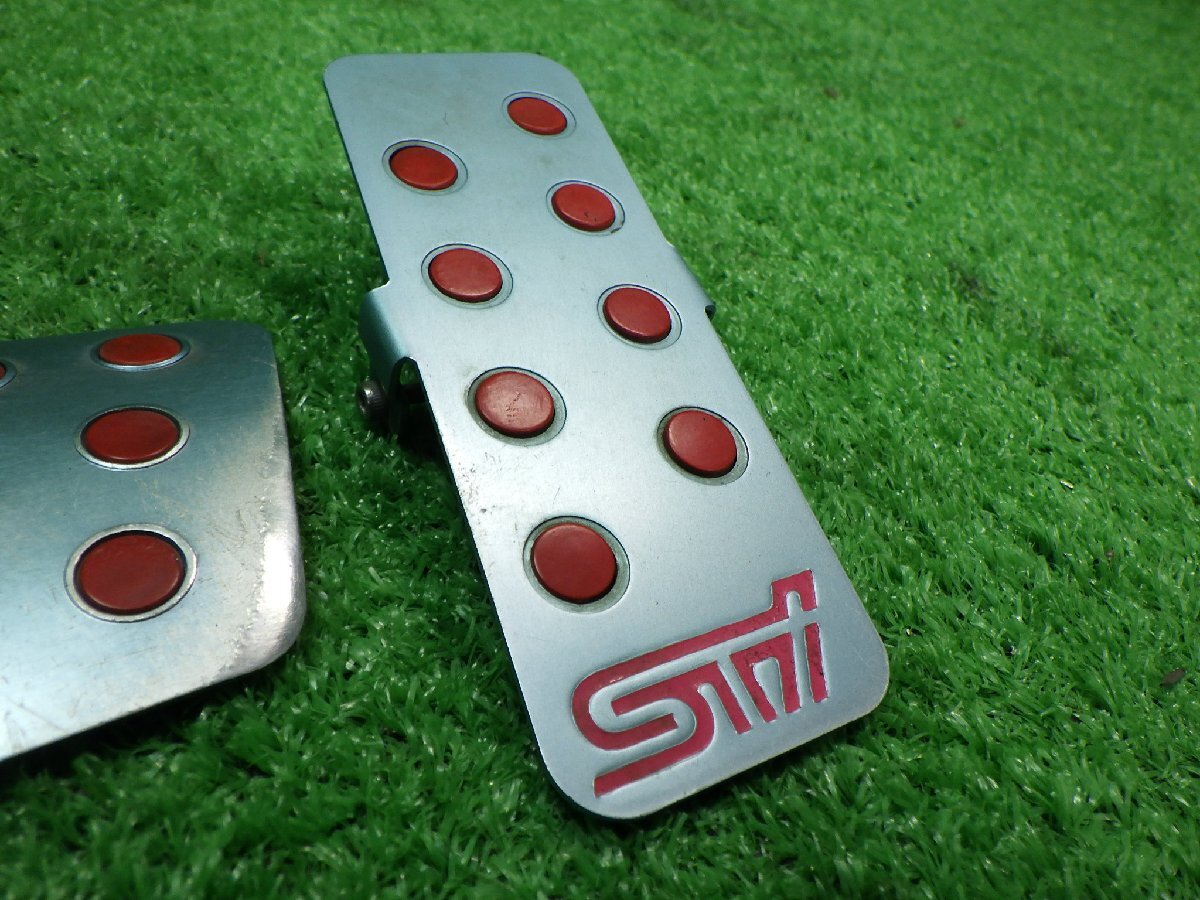 Yahoo!オークション - スバル フォレスター SF5 STI ペダルカバー 3点...