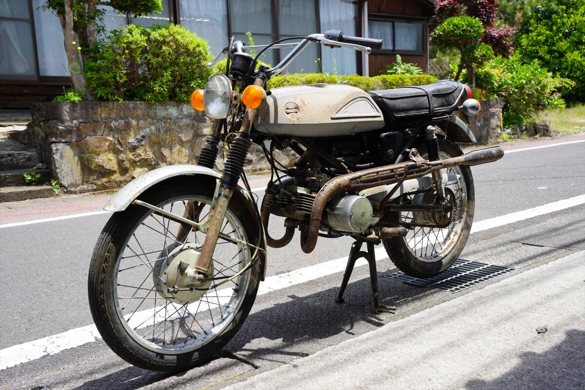 Yahoo!オークション - SUZUKI ウルフT90【部品どり車】T125 ウルフ 90 ...