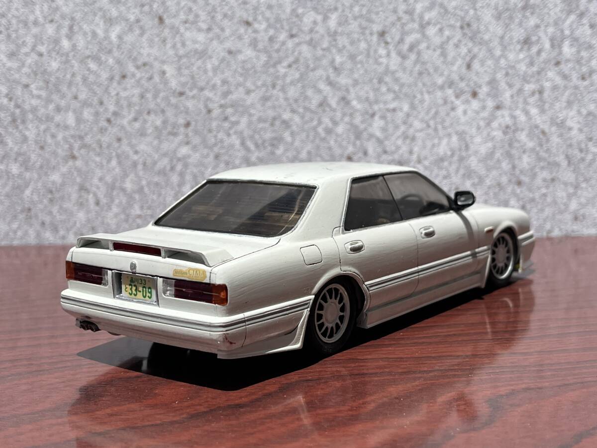 Yahoo!オークション - 1/24 日産 Y31シーマ CIMA 完成品 ビップカー VI...