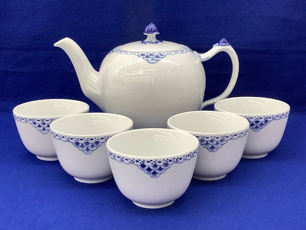 Yahoo!オークション - ロイヤルコペンハーゲン ティーセット/ティーカ...