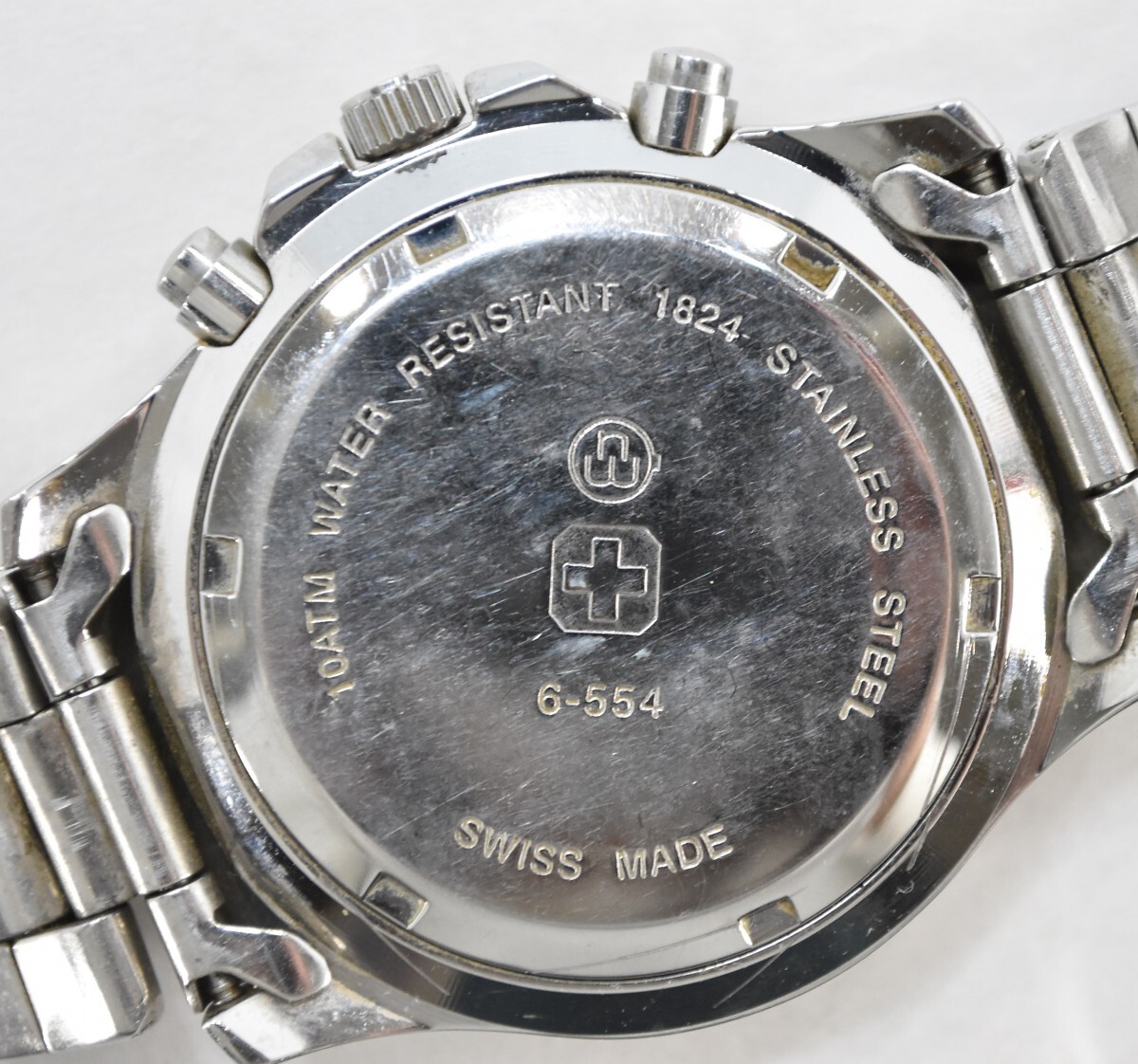 Yahoo!オークション - SWISS MILITARY スイスミリタリー 6-554 クォー...