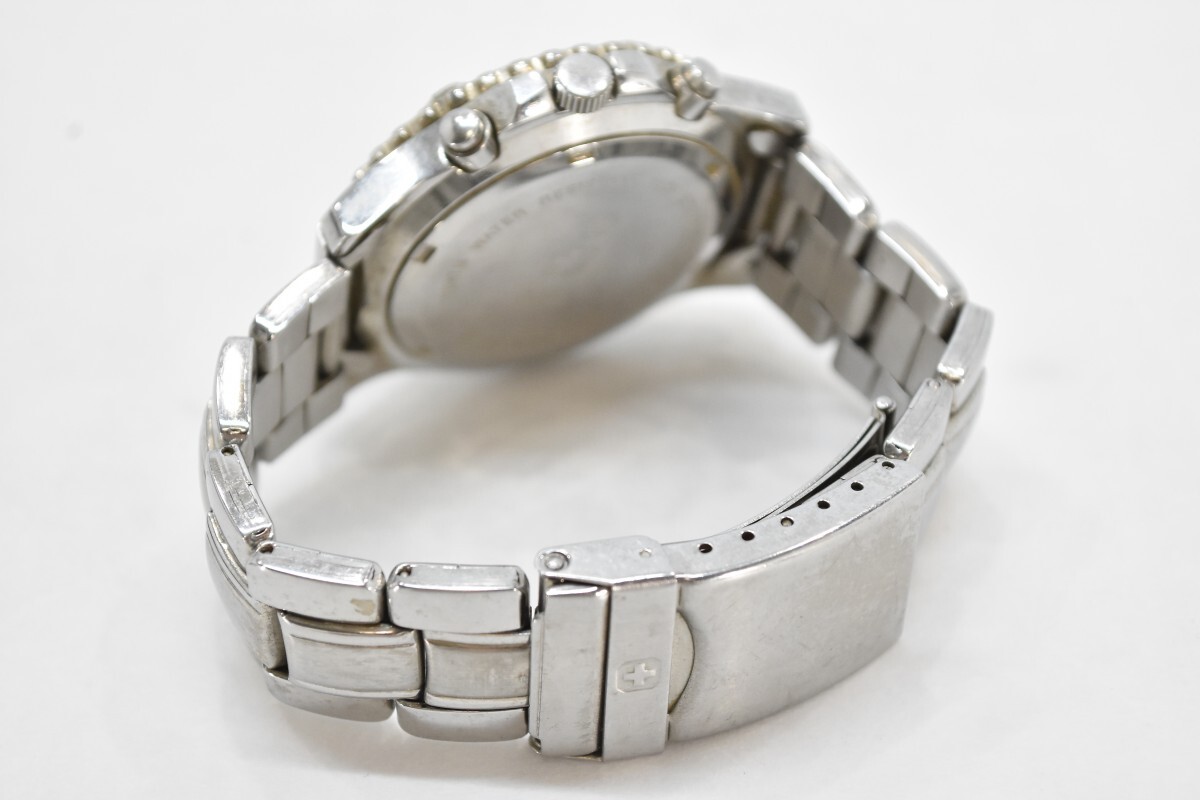 日本代購代標第一品牌【樂淘letao】－SWISS MILITARY スイスミリタリー 6-554 クォーツ クロノグラフ デイト 黒文字盤 ラウンド 3針 メンズ 腕時計 RL-458G/612