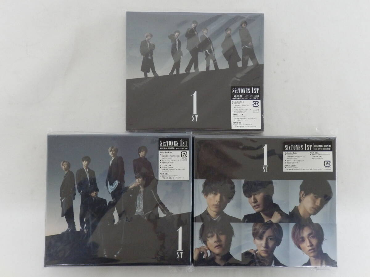 Yahoo!オークション - 026D636E SixTONES 1ST 3形態セット 【初回盤A/...