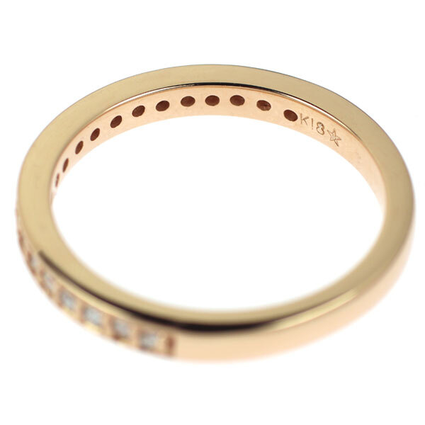 Yahoo!オークション - GINZA TANAKA K18PG ダイヤモンド リング 0.21ct...