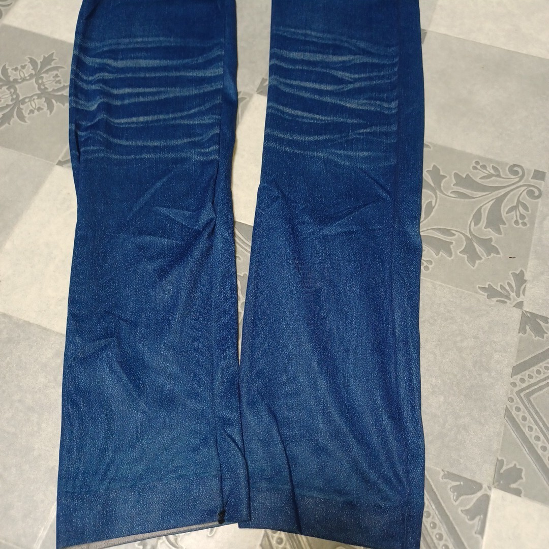 Yahoo!オークション - ダメージ柄弾力性あり スパッツ/レギ ンスロング...