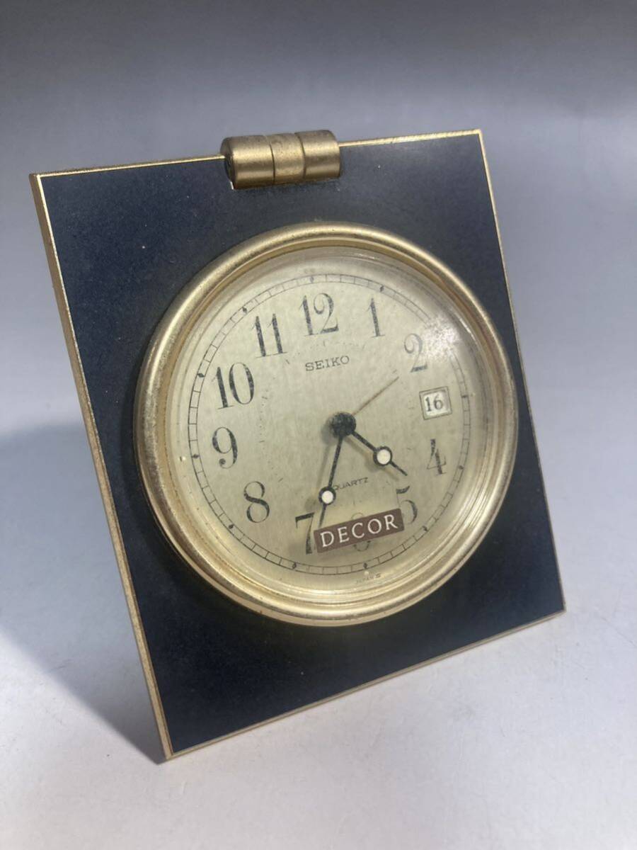 2A25 セイコー SEIKO 置き時計 インテリア アンティーク 昭和レトロ DECOR QQ 103K デイト(一般)｜売買されたオークション情報、yahooの商品情報をアーカイブ公開 ...