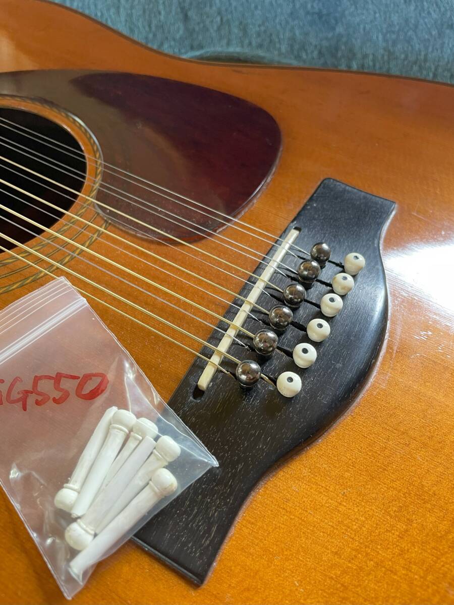 Yahoo!オークション - YAMAHA 赤ラベル最高峰 FG-550 12弦