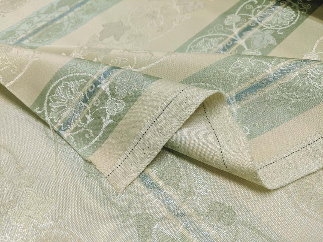 Yahoo!オークション - 花更紗モチーフのストライプ柄ジャガード織り No...