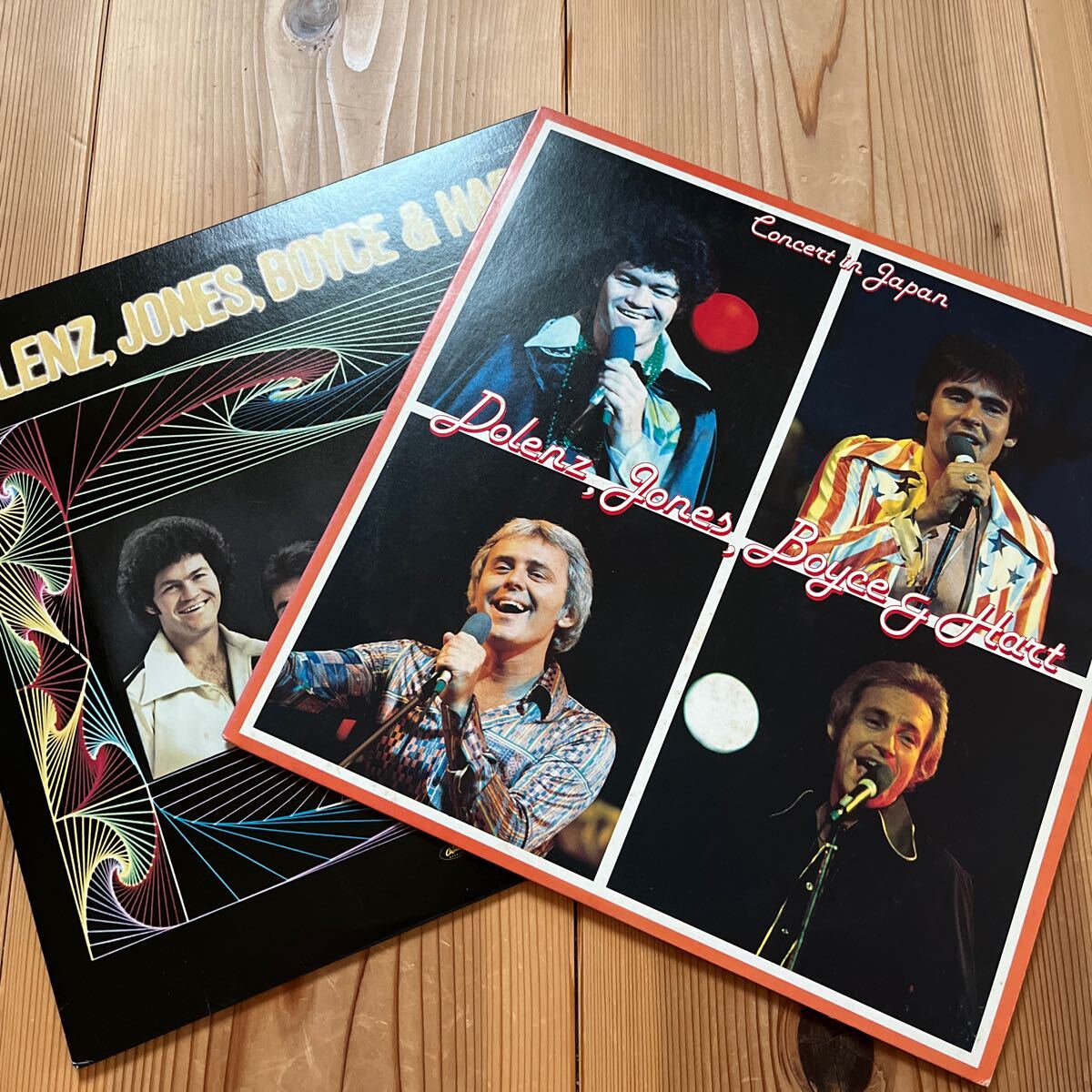 LP 稀少 見本盤 Dolenz Jones Boyce & Hart - The Monkees モンキーズ Concert In Japan 他 レコード まとめて 2枚セット ...