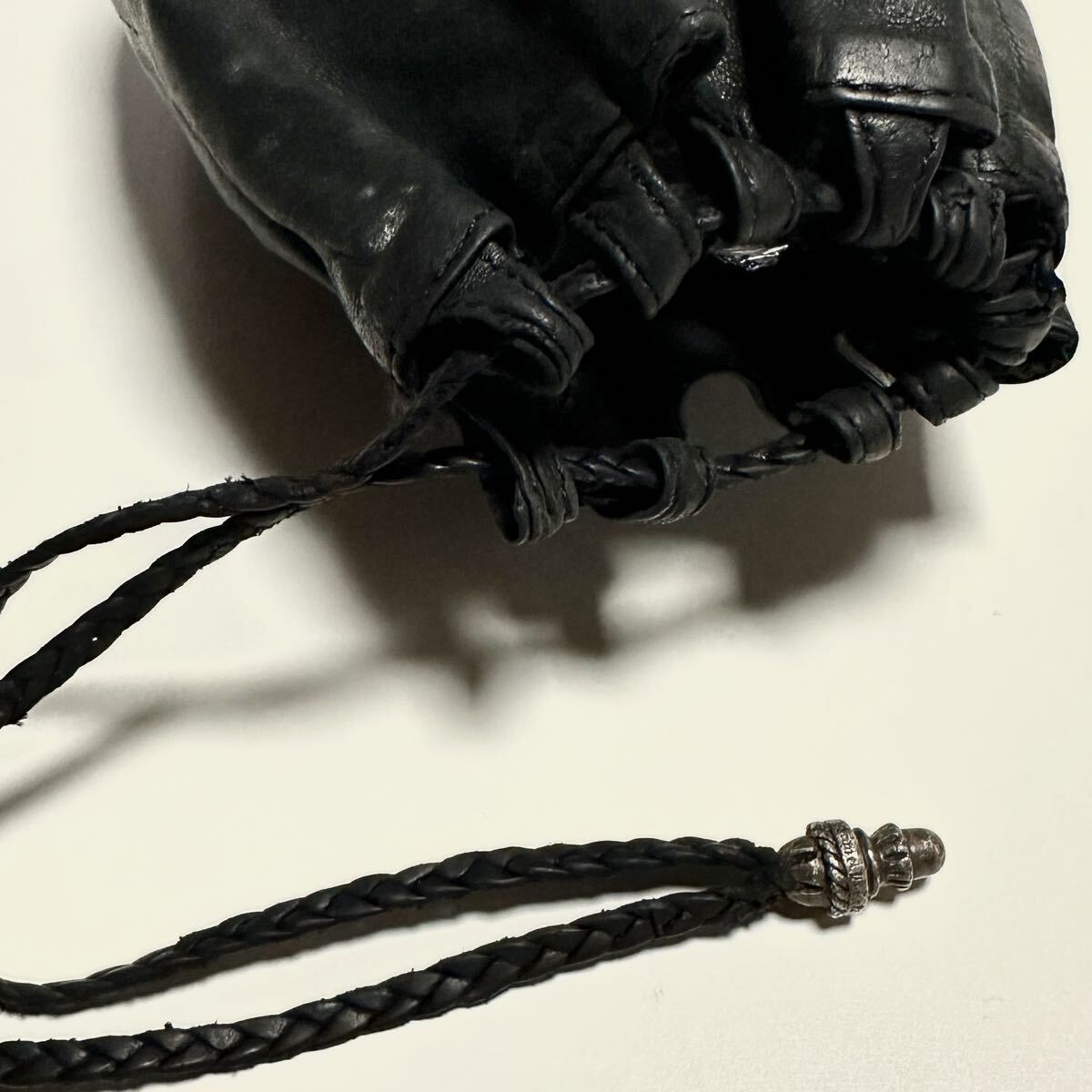 希少 Chrome Hearts クロムハーツ 巾着バッグ BSフレアパッチ 希少 Chrome Hearts クロムハーツ 巾着バッグ BSフレアパッチ