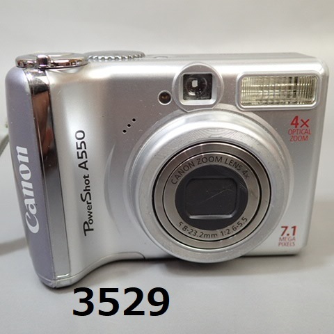 Yahoo!オークション - FK-3529 Canon Power Shot A550 単三電池使用 簡...