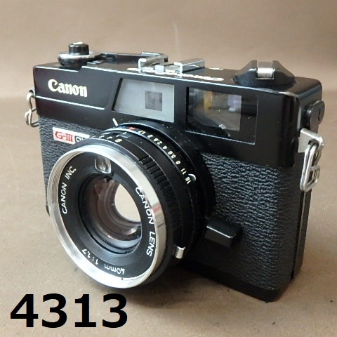 Yahoo!オークション - FK-4313 CANON CANONET QL17 G-Ⅲ QL シャッター...