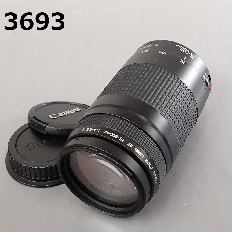Yahoo!オークション - FK-3693 CANON ZOOM LENS EF 75-300㎜ 1.4- 5.6...