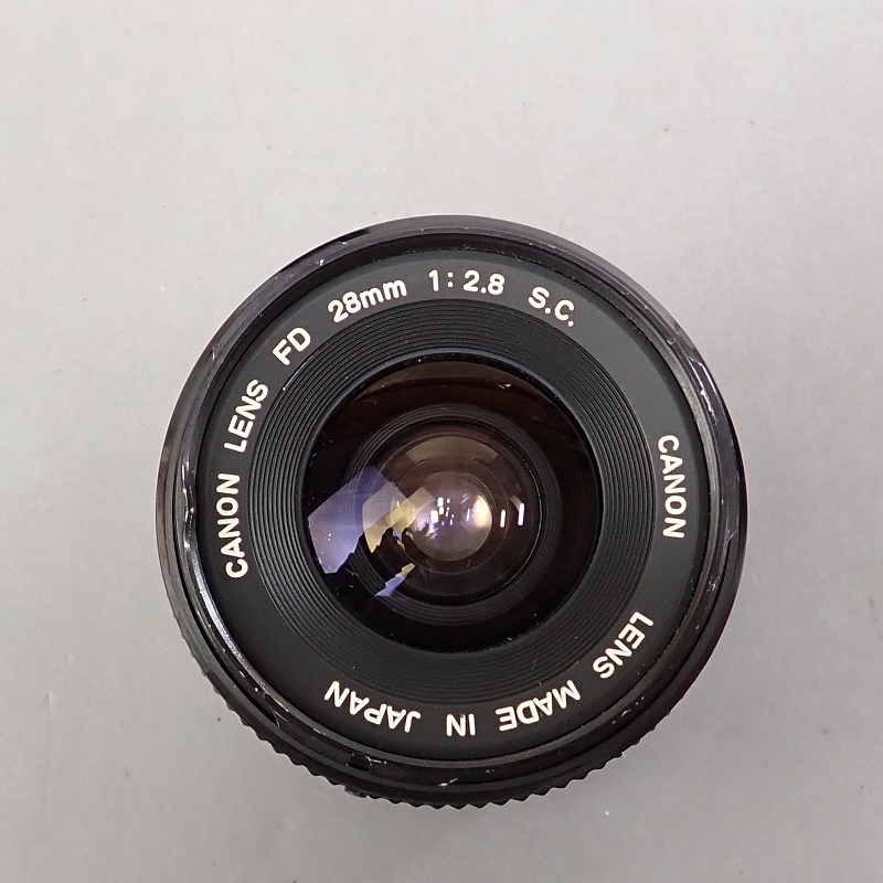 Yahoo!オークション - FK-4005 CANON FD 28㎜ 1 2.8 S.C 現状品 20240521