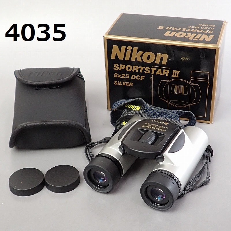 Yahoo!オークション - FK-4035 NIKON SPORTSTAR Ⅲ 8×25 DCF シルバー...