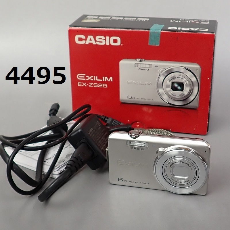 Yahoo!オークション - FK-4495 Casio EXILIM EX-ZS25 簡易動作OK 2024...
