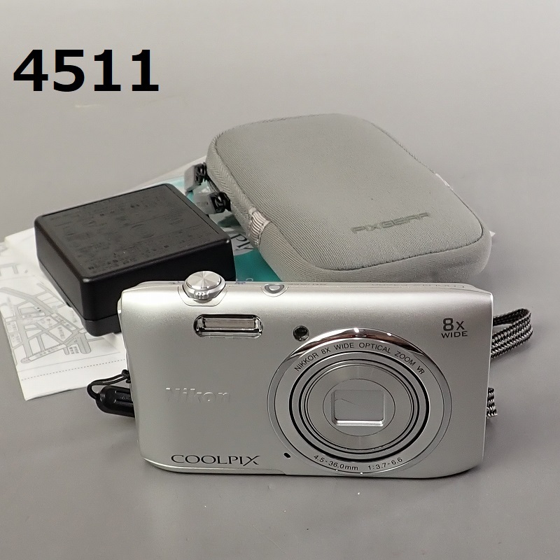 Yahoo!オークション - FK-4511 NIKON COOL PIX S3600 簡易動作OK 2024...