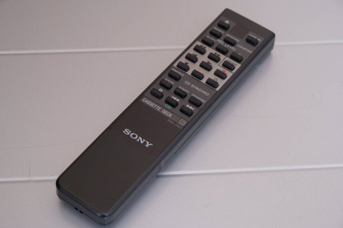 Yahoo!オークション - SONY RM-J501 カセットデッキ用リモコン 美品 ...