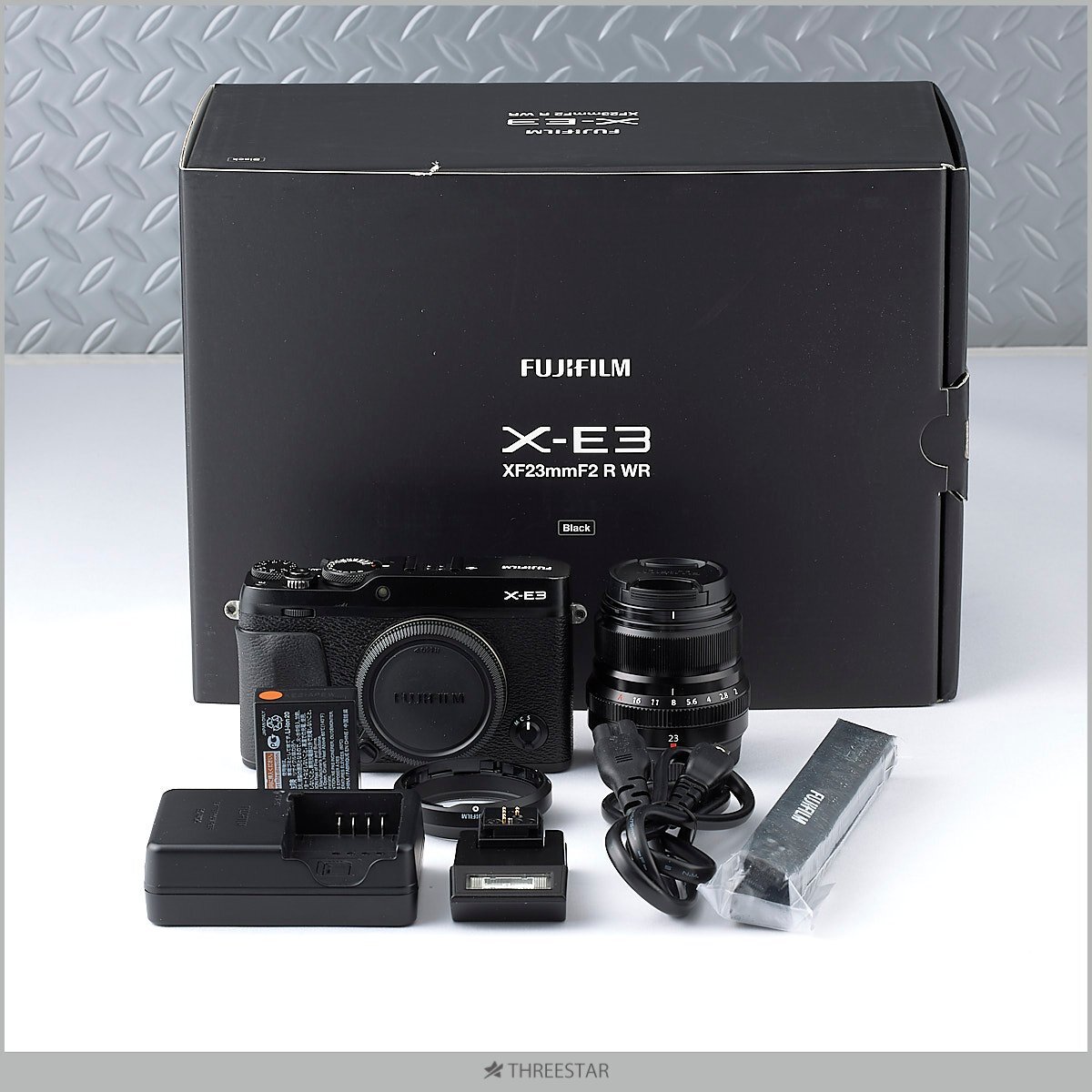 Yahoo!オークション - 1円～ FUJIFILM X-E3 ブラック水没品 XF 23mm F2...