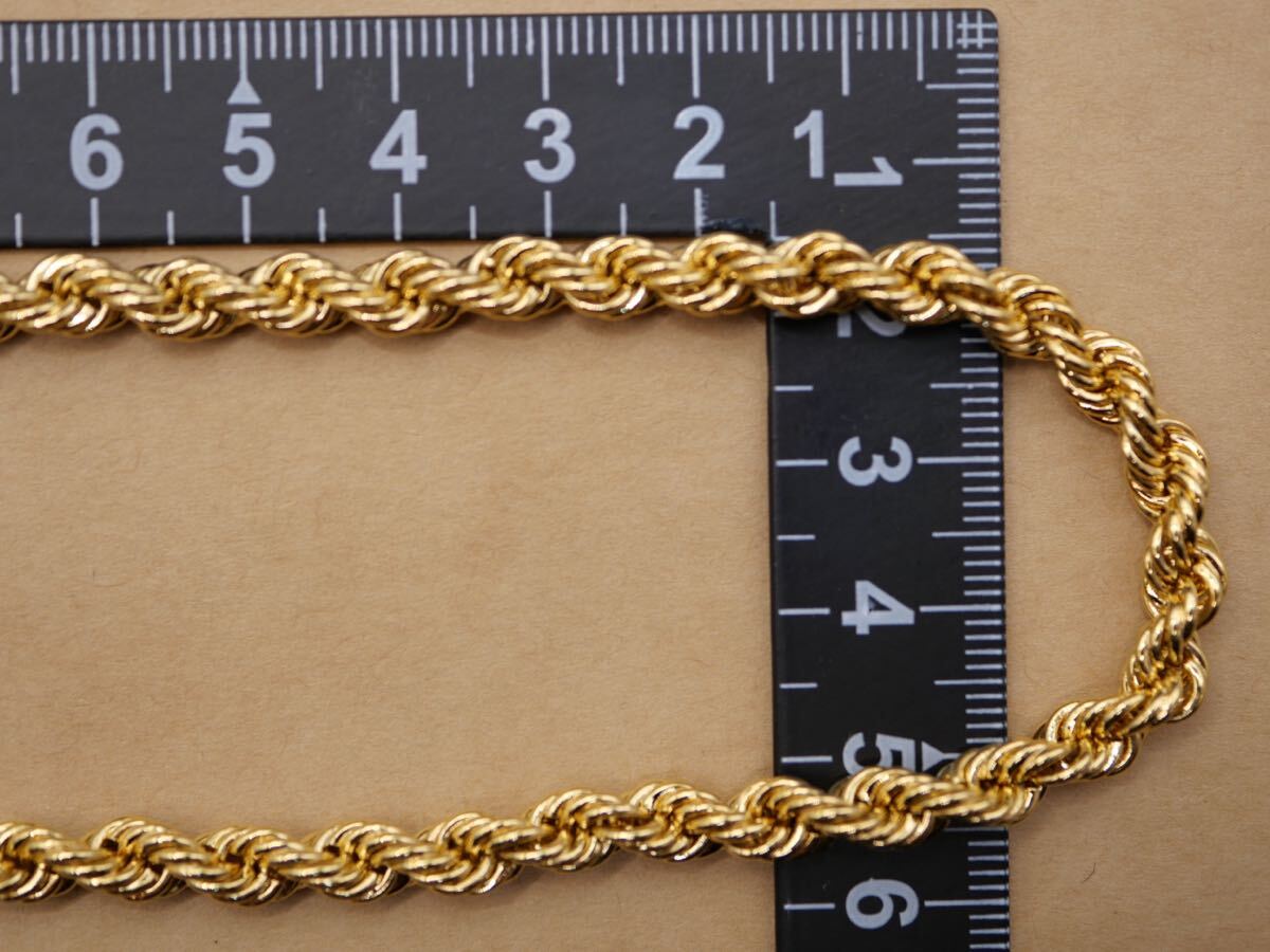 Yahoo!オークション - 【3715】CosmoGold パイプロープネックレス ヴィ...