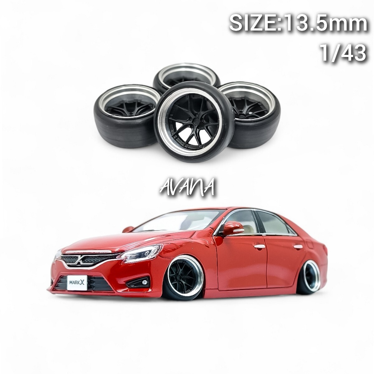 Yahoo!オークション - ホイール 1/43 ミニカー 交換用 （r23）