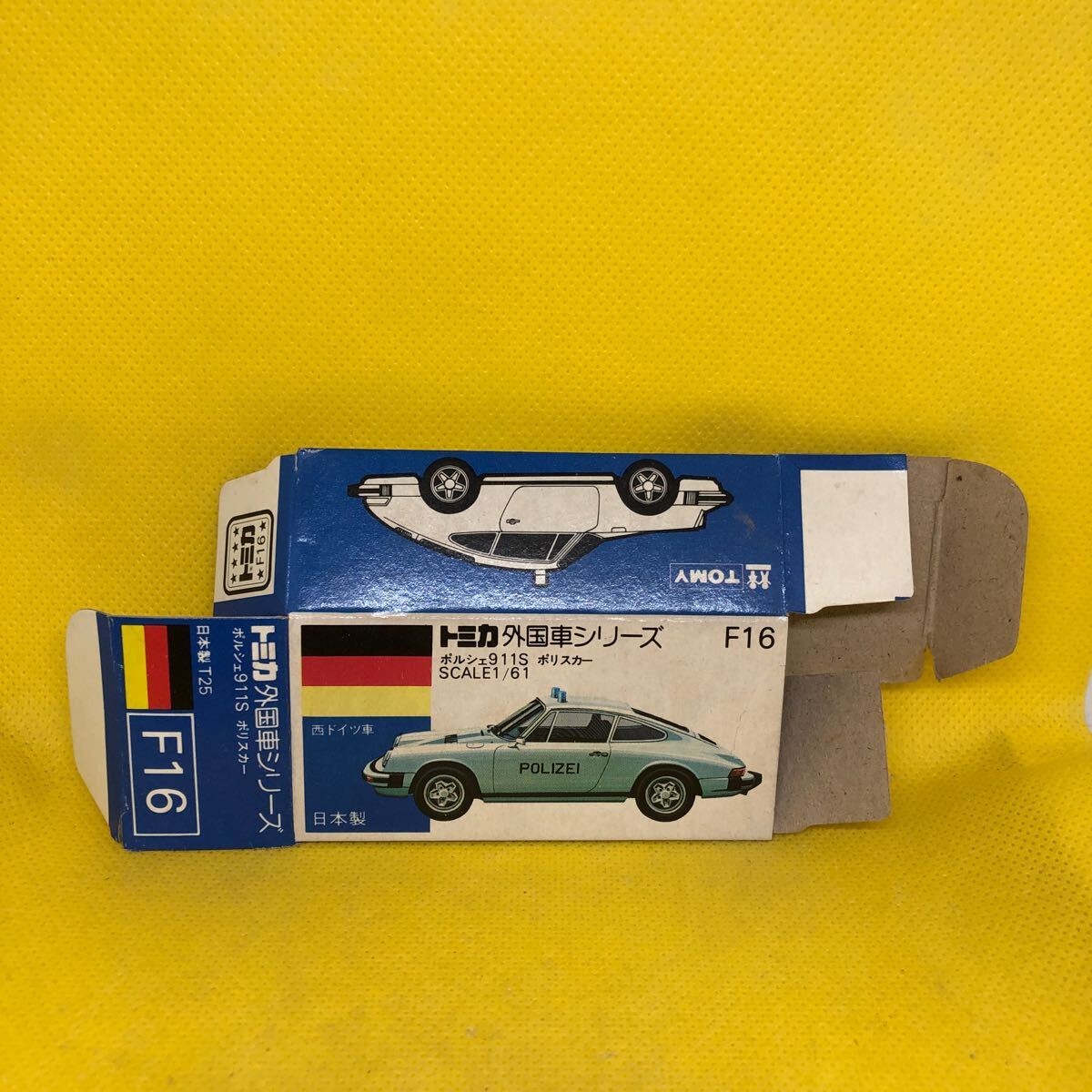 Yahoo!オークション - トミカ 日本製 青箱 空箱 F16 ポルシェ 911S ポ...
