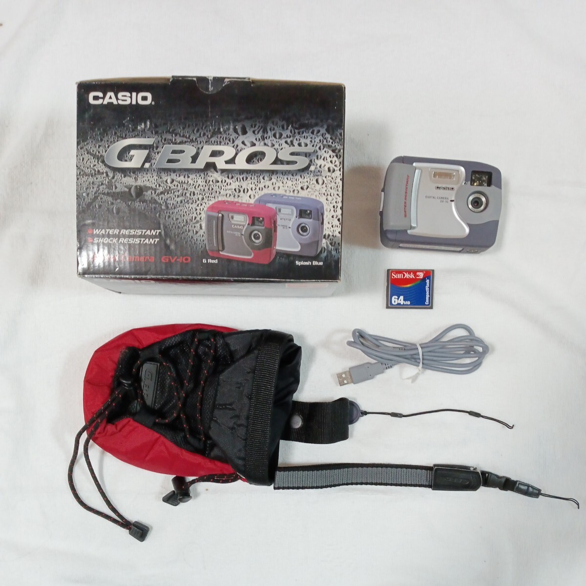 Yahoo!オークション - CASIO デジタルカメラ G.BROS. GV-10 スプラッシ...