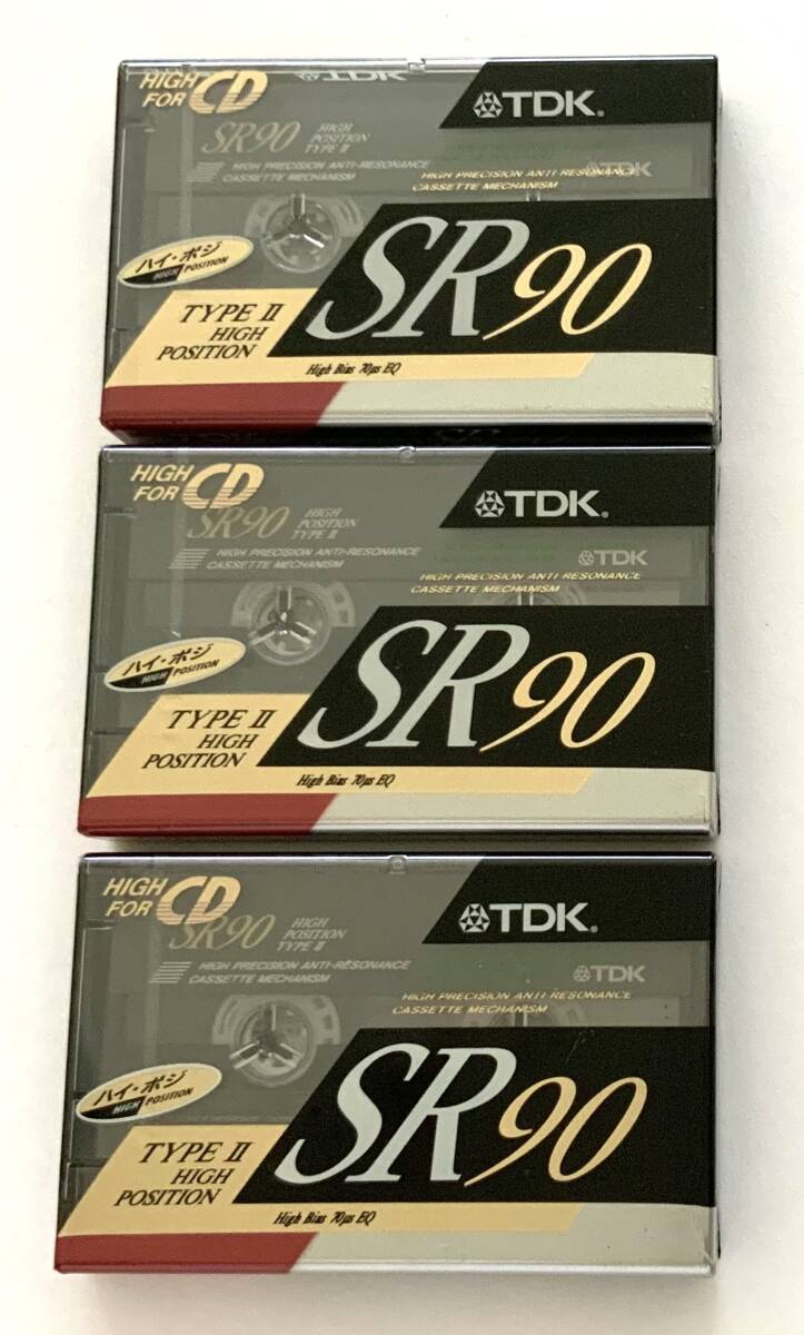 Yahoo!オークション - 518-15 未開封『TDK SR 90』3本セット（TDK・ハ...