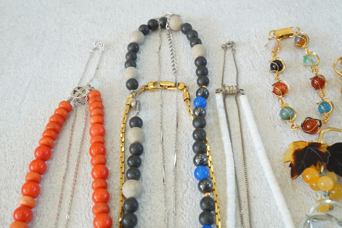 Yahoo!オークション - C538 ジャンク含む 本珊瑚 本真珠 本べっ甲など ...