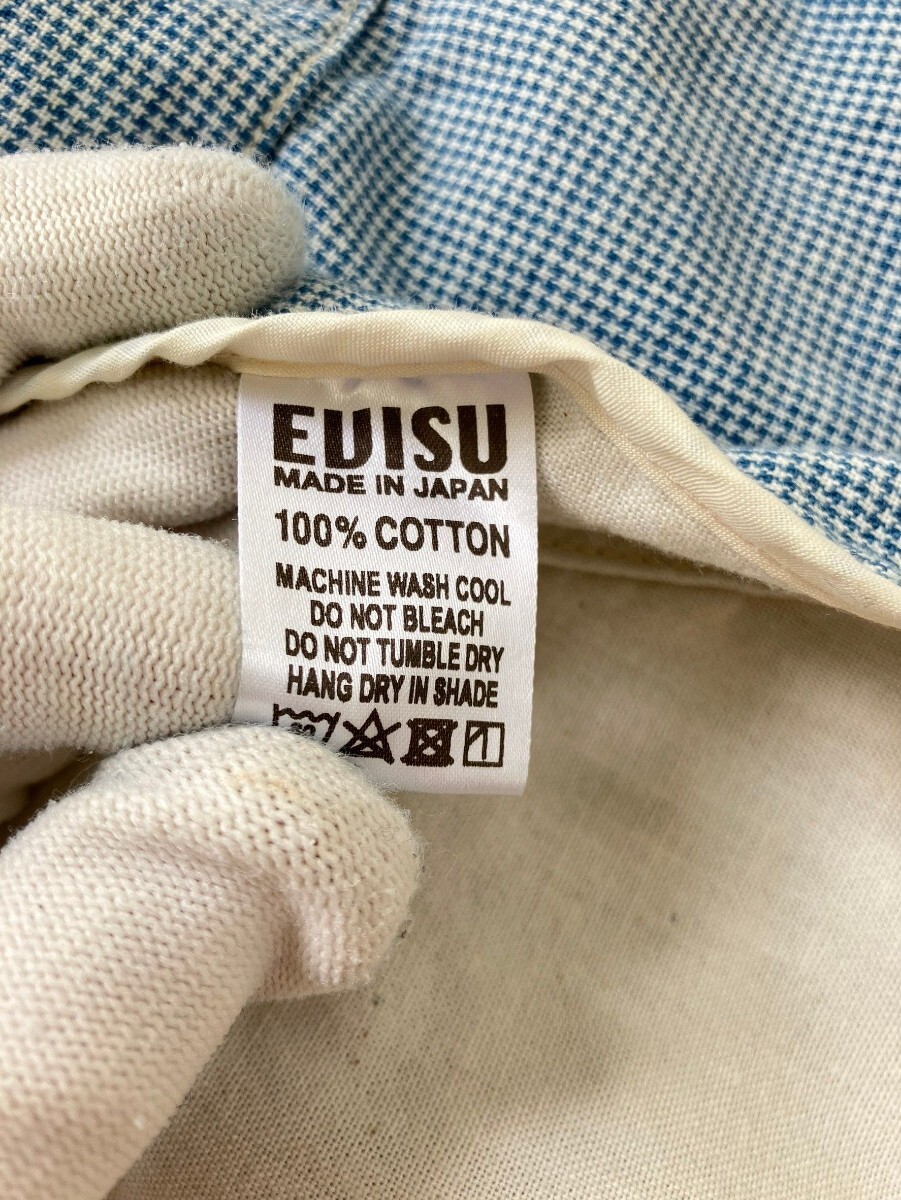 Yahoo!オークション - 【美品 】サイズ40 EVISU 段返り3Bテーラードジ...