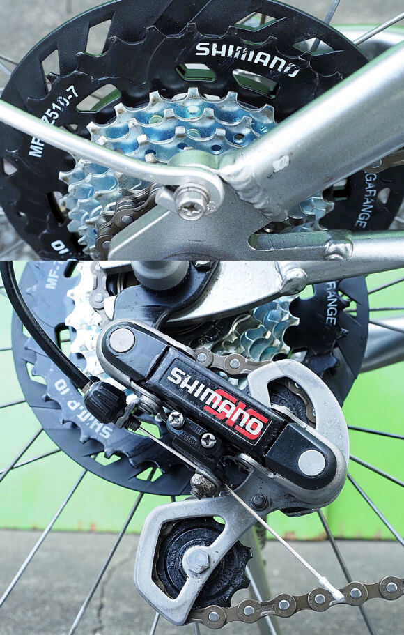 Yahoo!オークション - BS(タイヤ新品)SNEAKER LICHT)shimano 7s)シルバ...