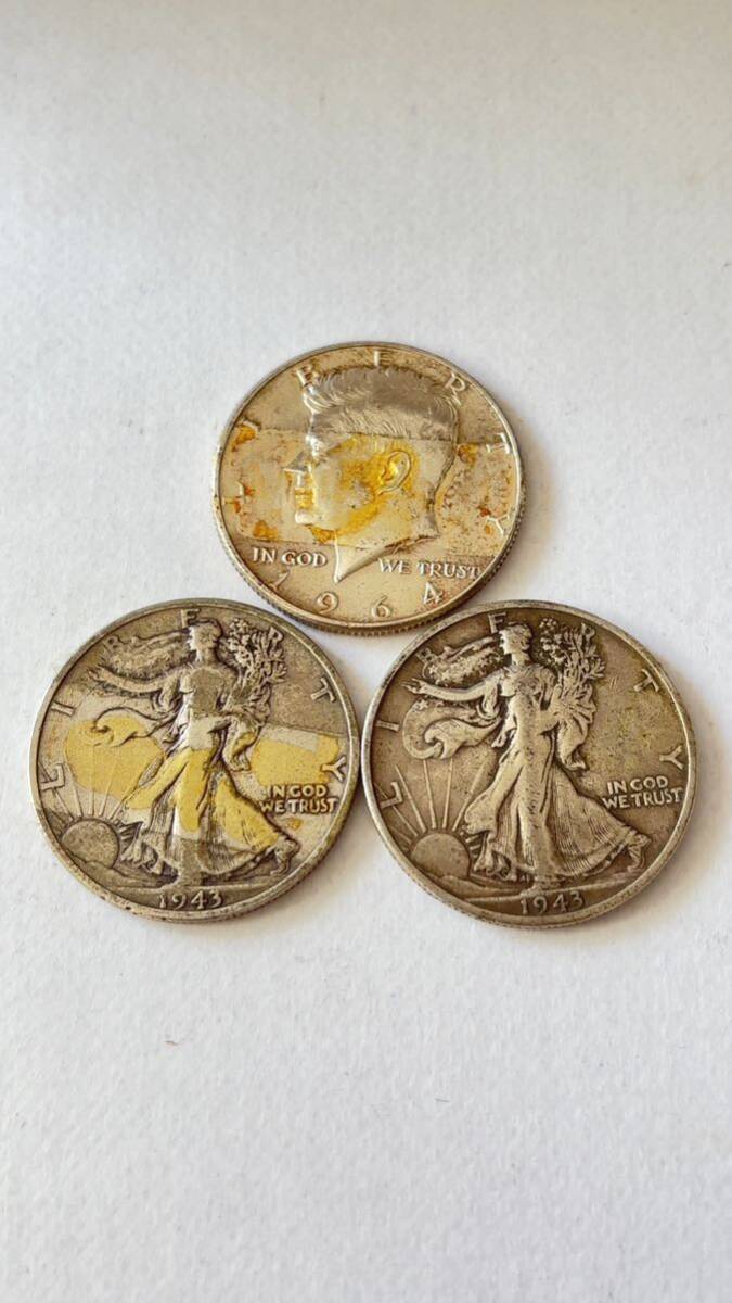 Yahoo!オークション - 銀貨 3枚 37g