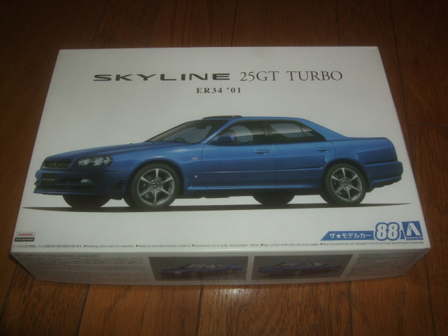 Yahoo!オークション - アオシマ 1/24 スカイライン 25GT ターボ E...