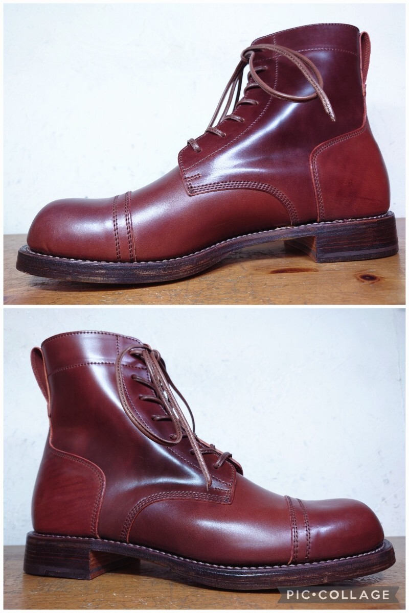 Yahoo!オークション - 日本製 NORIEI/ ノリエイ コードバン セミドレス...