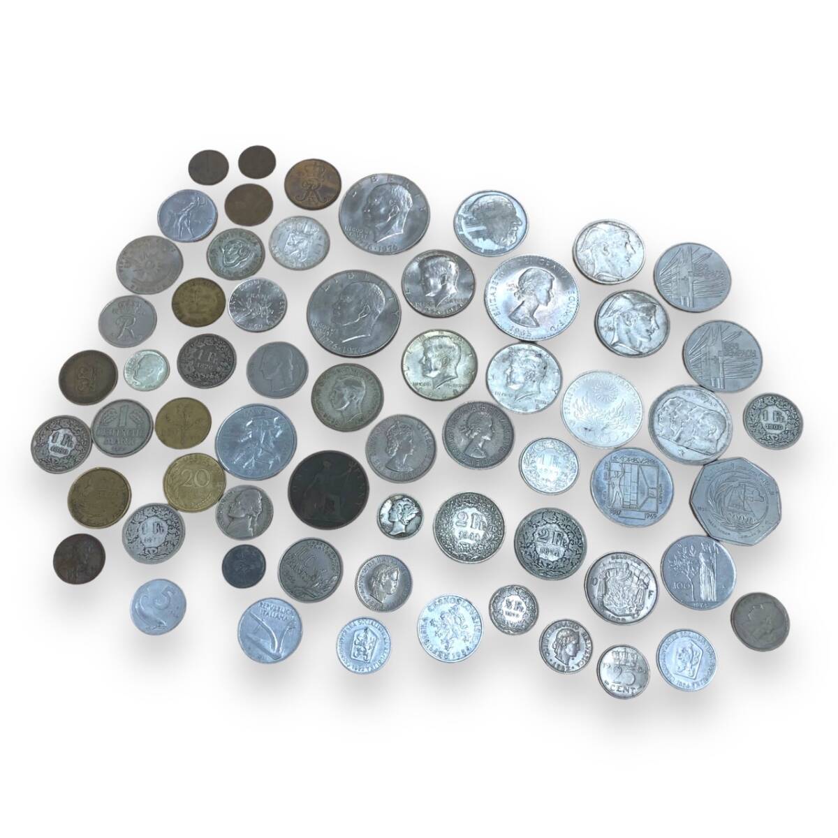 1円 外国硬貨 アメリカ リバティ 1964 銀貨 フラン マルク 他 重量約475g セット(北アメリカ)｜売買されたオークション情報、yahooの商品情報をアーカイブ公開 - オークファン ...