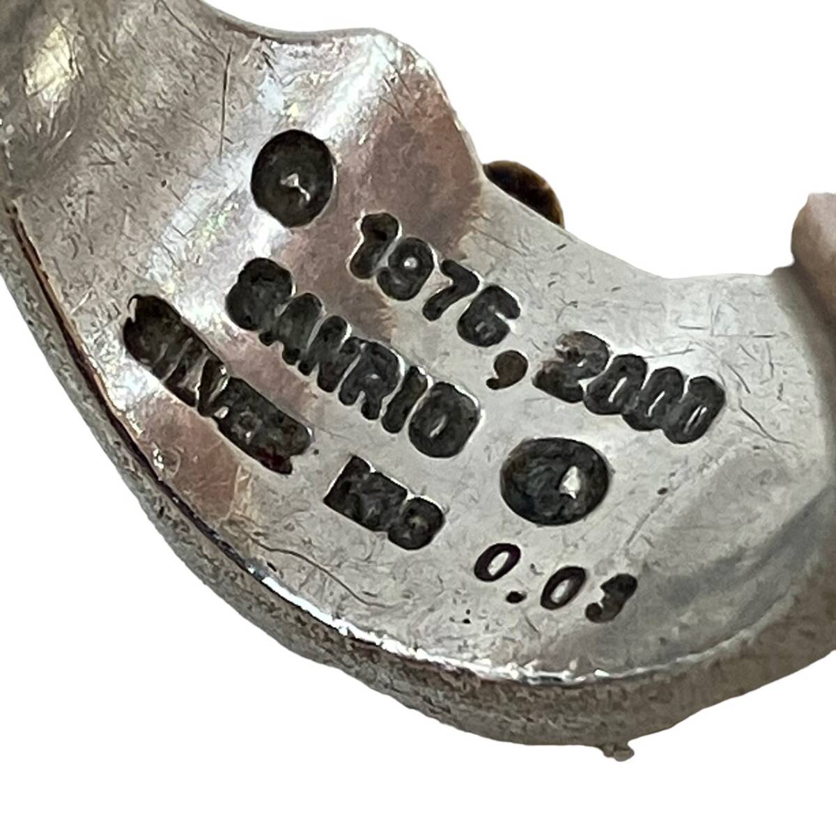 Yahoo!オークション - 1円 サンリオ キティ リング SV925/K18 D 0.02ct...