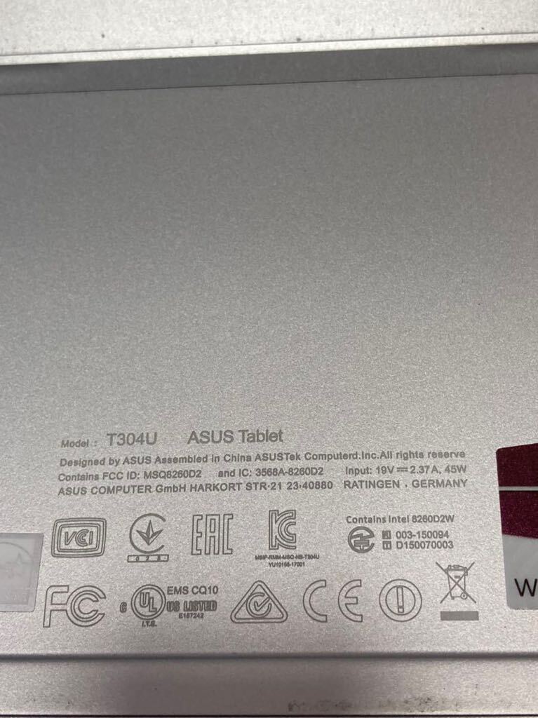 Yahoo!オークション - ASUS Trans BOOK T304U タブレットPC OS無 ジャ...