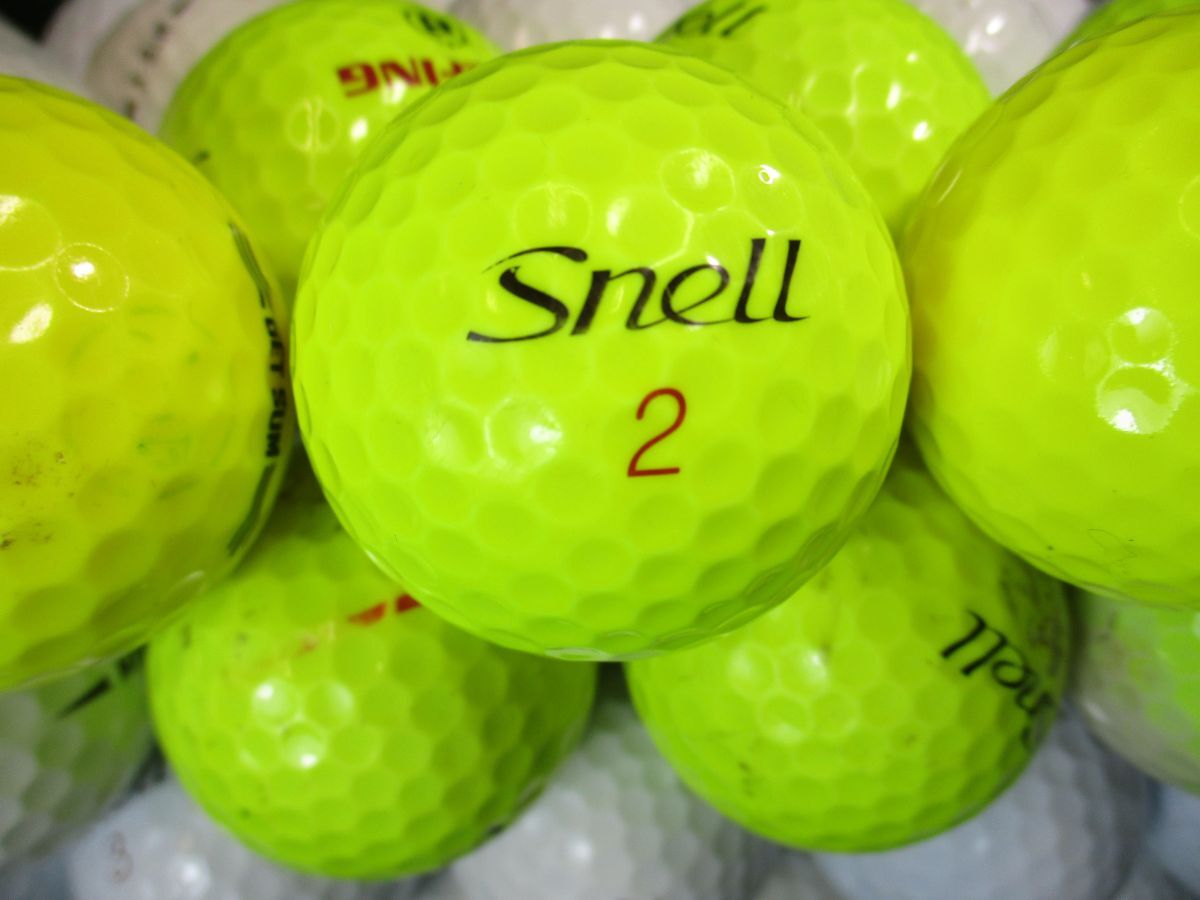 Yahoo!オークション - 4683【お買得 】Snell イエロー/ホワイト混合ボ...