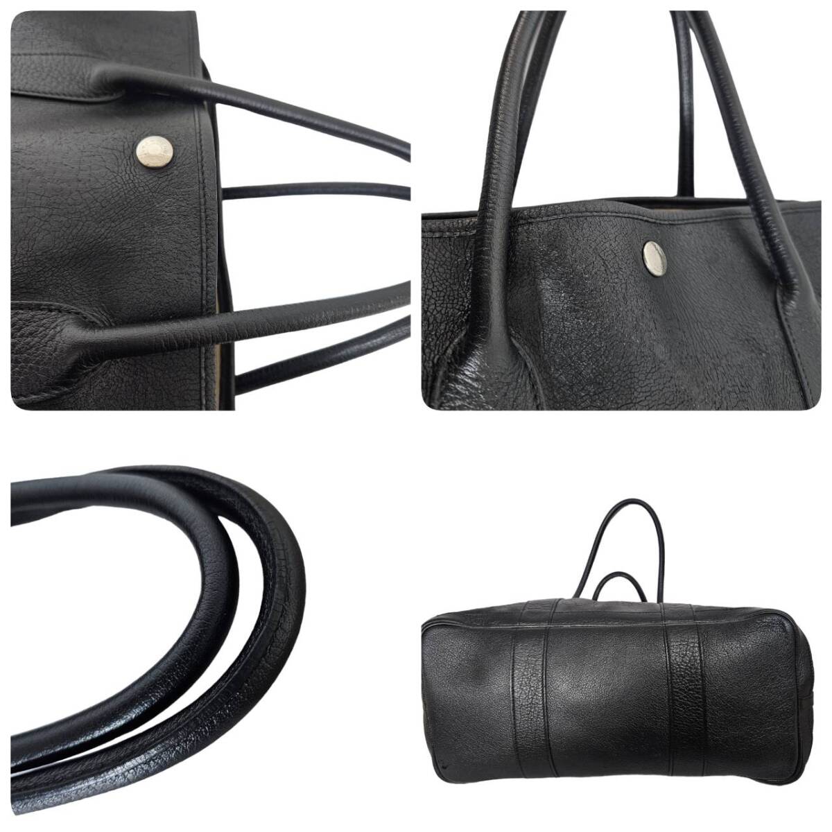 Yahoo!オークション - Herms エルメス ガーデンパーティー ハンドバッ...