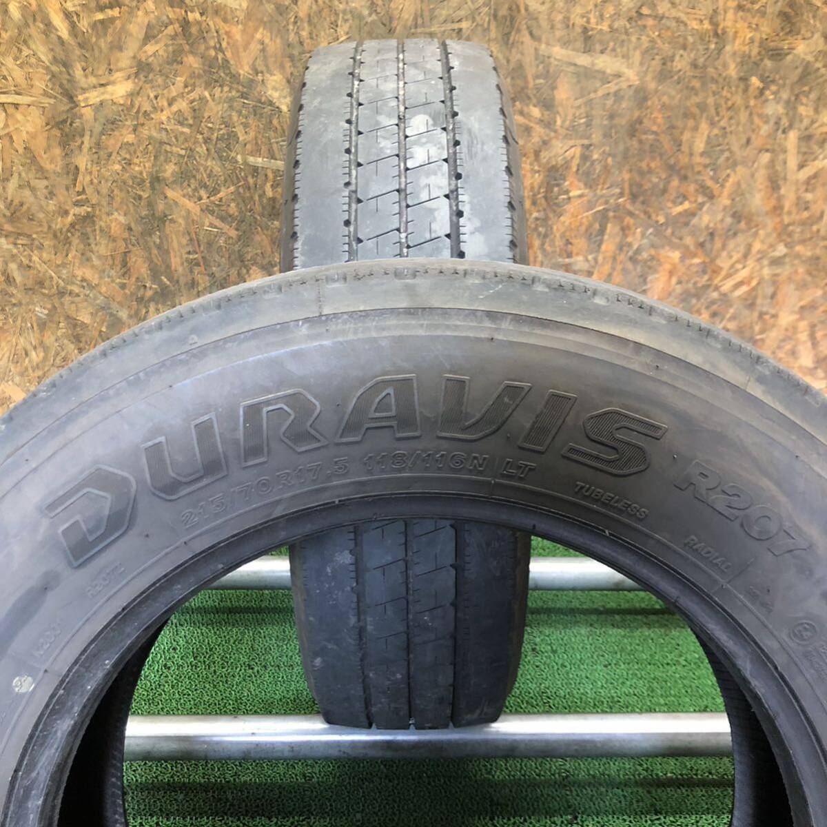 Yahoo!オークション - BS DURAVIS R207 215/70R17.5 118/116N LT 極上...