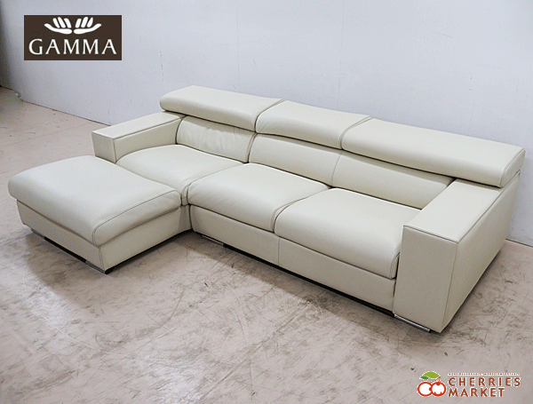 Yahoo!オークション - GAMMA イタリア ガンマ社 カウチソファ/コーナ...