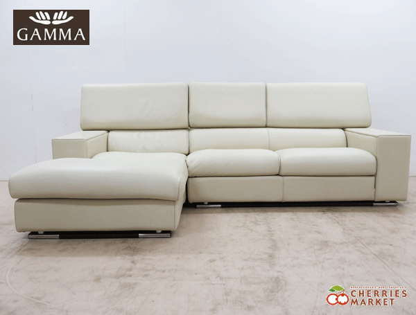 Yahoo!オークション - GAMMA イタリア ガンマ社 カウチソファ/コーナ...