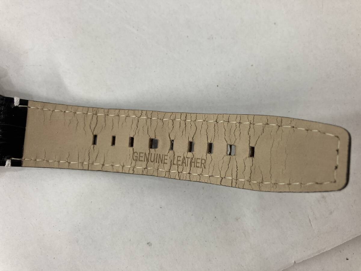 日本代購代標第一品牌【樂淘letao】－S158[06]S46(腕時計) 使用感多中古 VOLTAGE VO-015 シルバー/ブラック RESIST スカル レザーベルト※ベルト裏ひび割れ有 ...