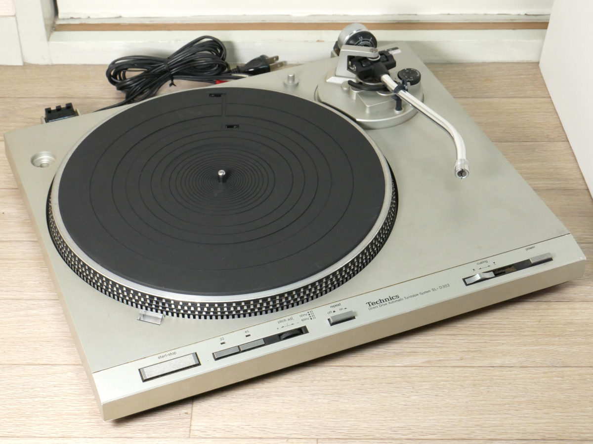 Technics テクニクス SL-D303 ターンテーブル レコードプレーヤー 現状品(パナソニック、テクニクス)｜売買されたオークション情報、yahooの商品情報をアーカイブ公開 ...
