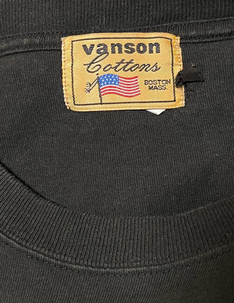 Yahoo!オークション - VANSON Tシャツ バンソン 黒 Lサイズ バイク バ...